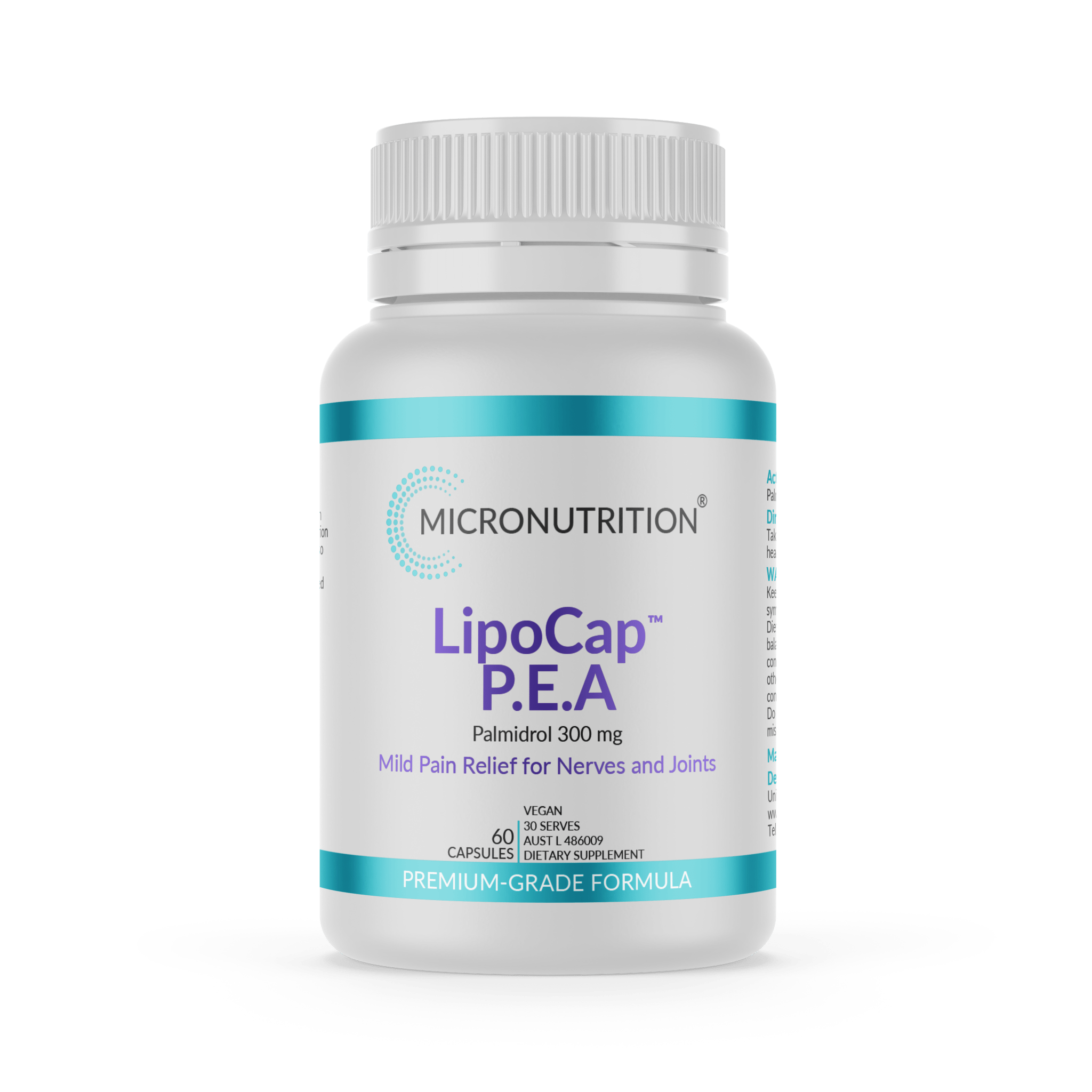 Micronutrition LipoCap PEA 60 Capsules – JING